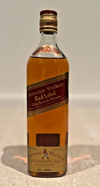 ALTER JOHNNIE WALKER Red Label Old Scotch Whisky 40% John Walker 0,7 l ...