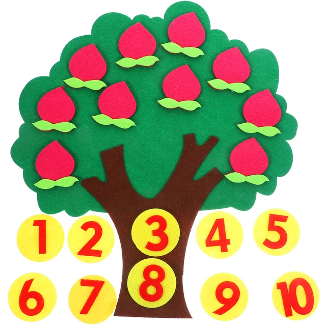 DIGITAL COGNITIVE TOYS Block Tree of Apples Wall Sticker Spinners £6.89 ...