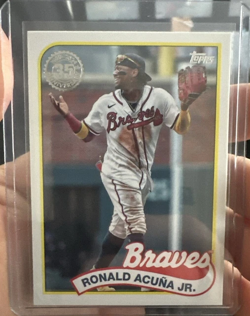 2024 TOPPS SERIES 1 Baseball Ronald Acuna Jr. #89B-17 35th Anniversary ...