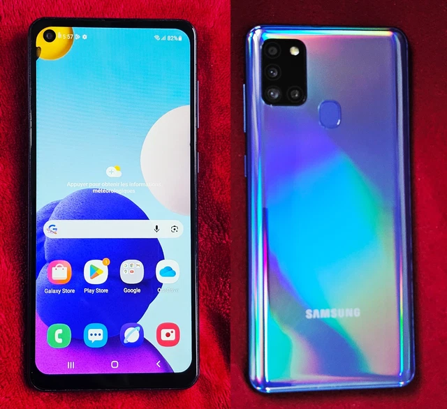 SAMSUNG GALAXY A21S (SM-217F/DSN) 6,5" Bleu Débloqué Double SIM 32 Go ...