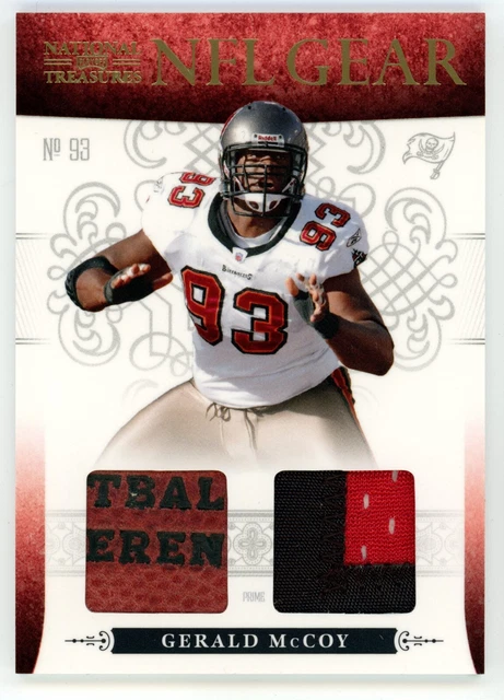 2010 NATIONAL TREASURES NFL Gear Dual Gerald McCoy 36/49 #31 EUR 22,08 ...