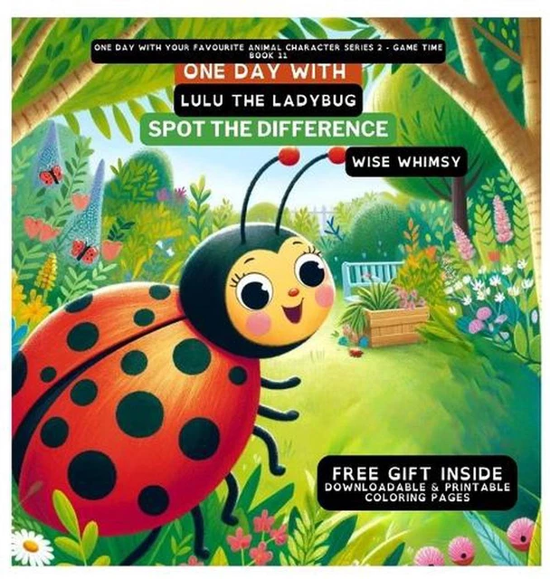 ONE DAY WITH Lulu the Ladybug: Spot the Difference by Wise Whimsy ...