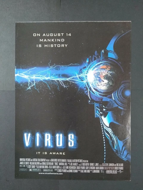 VIRUS - JAMIE Lee Curtis - Cinema Magazine Advert #B4200 EUR 7,11 ...