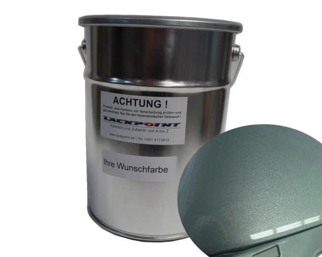 0,5 LITRE WATER Based Spray-Ready for VW for Audi LM7Y Silver Metallic ...
