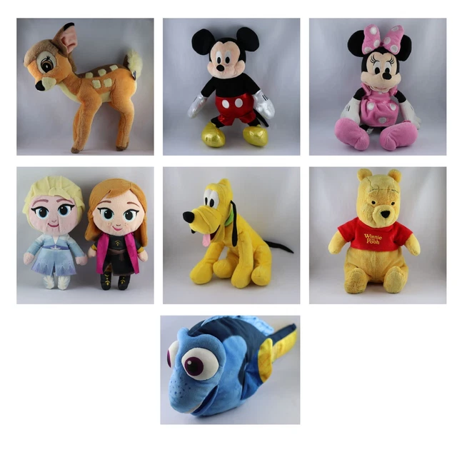 DISNEY PLÜSCH BAMBI Elsa Frozen Mickey Mouse Dori Plüschtier ...