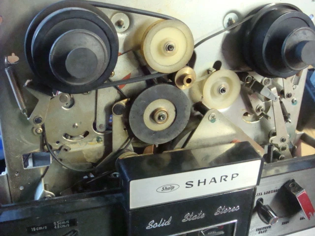 SHARP RD-711 D MAGNETO ENREGISTREUR BANDE ANALOGIQUE STUDIO VINTAGE ...