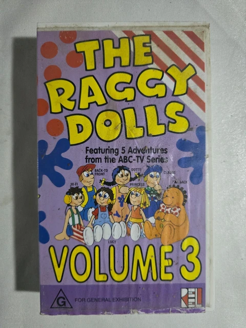 THE RAGGY DOLLS - Volume 3 - VHS Video Tape $34.95 - PicClick AU
