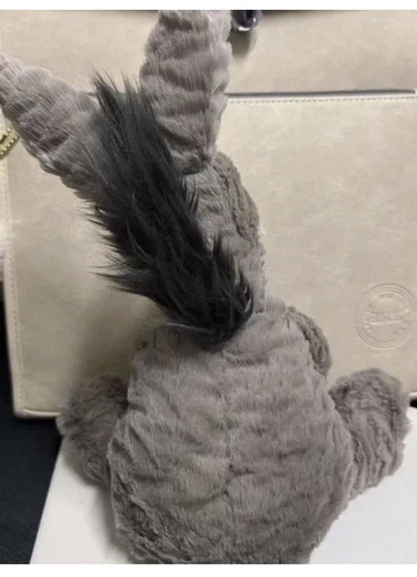 JELLYCAT FUDDLEWUDDLE DONKEY Plush Toy Tag Animal Dolls Rare Gift Tag ...