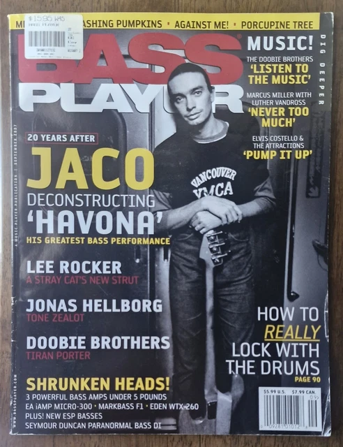 BASS PLAYER MAGAZINE - Jaco Pastorius - January 2002 Lee Rocker Jazz ...
