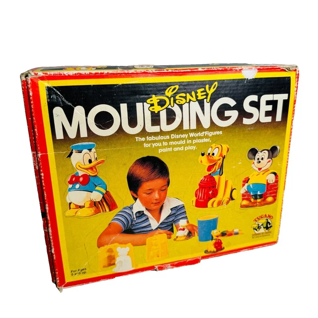 DISNEY MOULDING SET Mould in Plaster Paint and Play Vintage Moulds $100 ...