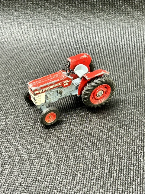 VINTAGE CORGI TOYS #66 Die-Cast Red Massey Ferguson 165 Multi Power ...