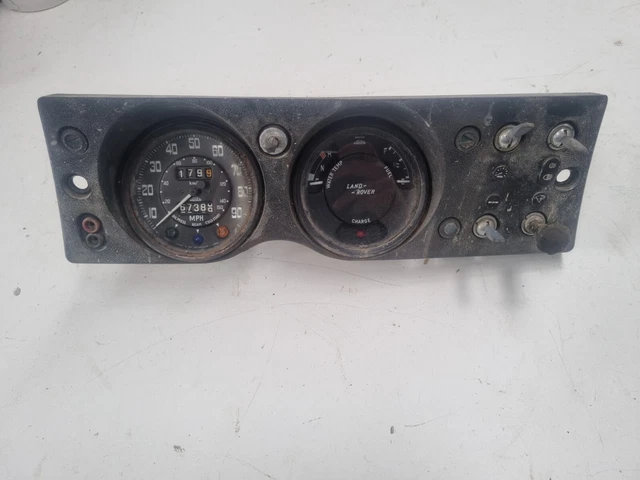 LAND ROVER SERIES 3 2.25 Complete Dash Clock Panel £195.00 - PicClick UK