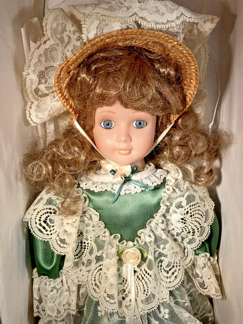 LEONARDO COLLECTION VICTORIA Porcelain Doll 48cm The Elite Range Boxed ...