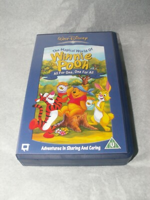 THE MAGICAL WORLD Of Winnie The Pooh All For One, One For All VHS Video ...