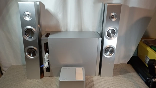 PANASONIC WIRELESS SYSTEM SH-FX71 & Speakers / Sub Bundle [UNTESTED] £ ...