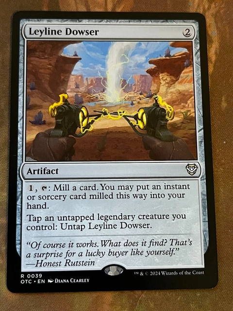 1 X LEYLINE DOWSER - Outlaws of Thunder Junction - MTG - Magic the ... 1 X LEYLINE DOWSER - Outlaws of Thunder Junction - MTG - Magic the ...