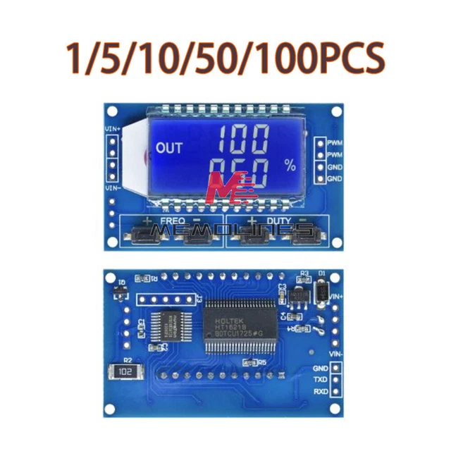 1-100PCS PWM PULSE Frequency Duty Cycle Square Wave Signal Generator ...