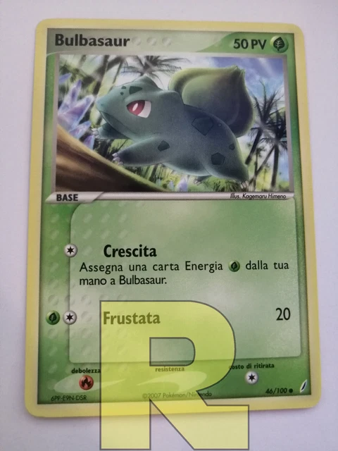 BULBASAUR ® EX Guardiani Dei Cristalli 46/100 ® Comune ® Pokemon ...