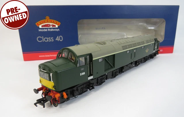 OO GAUGE BACHMANN 32-481 Class 40 D369 BR Green Loco £139.95 - PicClick UK