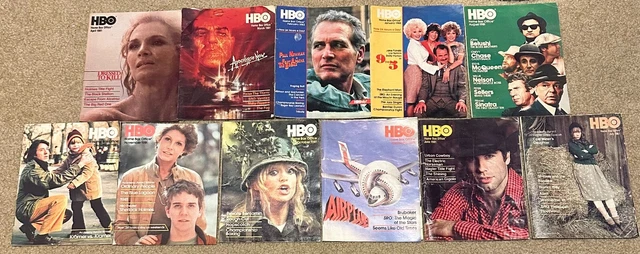 HBO GUIDES ORIGINAL 11 Vintage 1981-1982 HBO Guide Magazines $100.00 ...