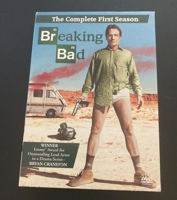 BREAKING BAD SEASON 1 DVD Set 3 Discs 7 Episodes + Bonus Features 2008 ...