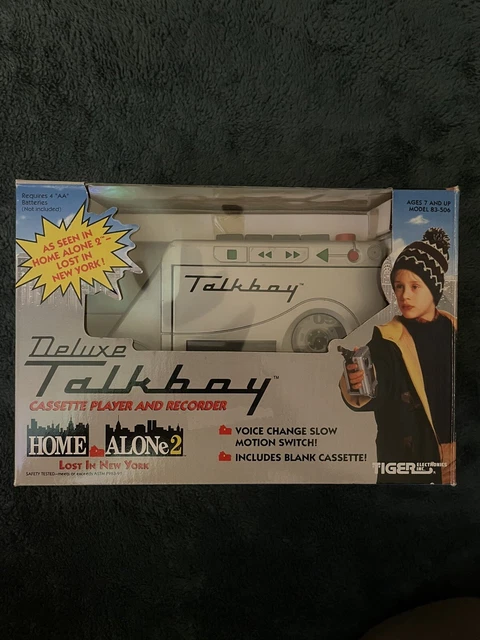 HOME ALONE 2 Talkboy In Original Box W/Cassettes, Tiger Electronics NM ...