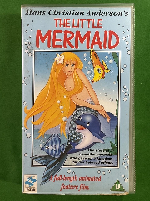 HANS CHRISTIAN ANDERSON'S The Little Mermaid 1989 Animated VHS £6.00 ...