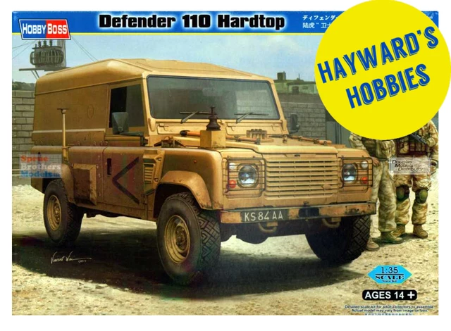 HOBBY BOSS 82448 Land Rover Defender 110 Hard Top 1/35 Scale Plastic ...