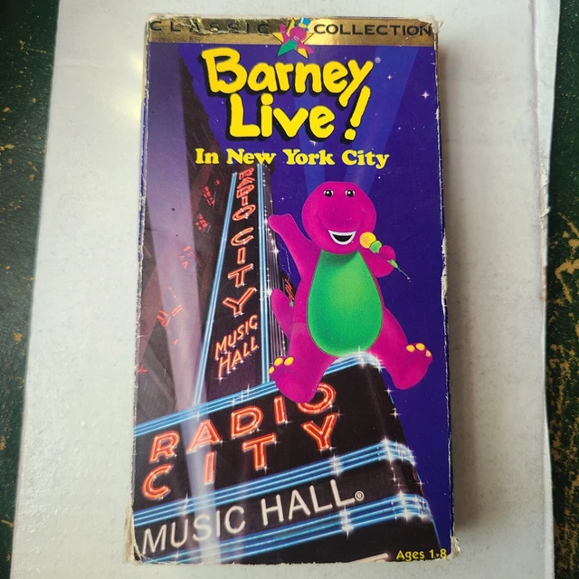 BARNEY - LIVE In New York City (VHS, 1994, Classic Collection) £7.32 ...