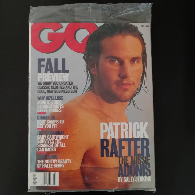 GQ MAGAZINE JULY 1999 Hunky Andonis Patrick Rafter Factory Sealed Fall ...