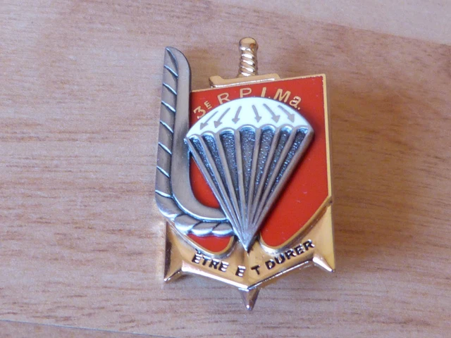 INSIGNE REGIMENT &3ÈME RPIMa" PARACHUTISTE INF. MARINE, A-BERTRAND ED ...