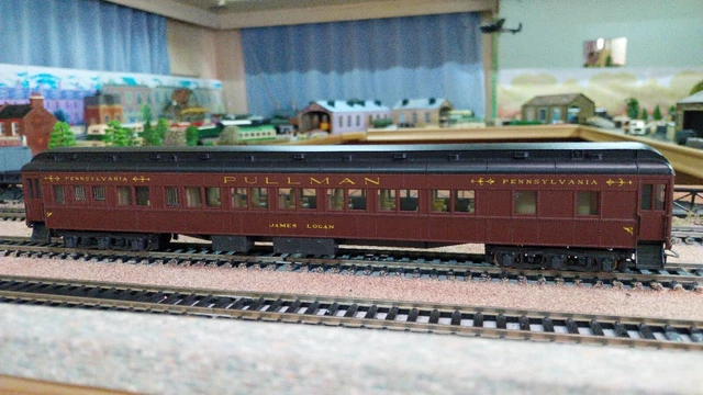 RIVAROSSI 9537 HEAVYWEIGHT Pullman Car James Logan Pennsylvania Brown ...