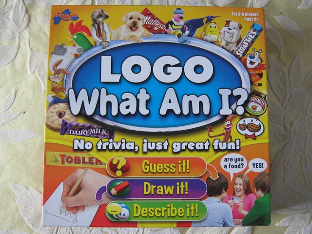 LOGO WHAT AM I? Board Game Drumond Park 8+Years Family Board Game ...