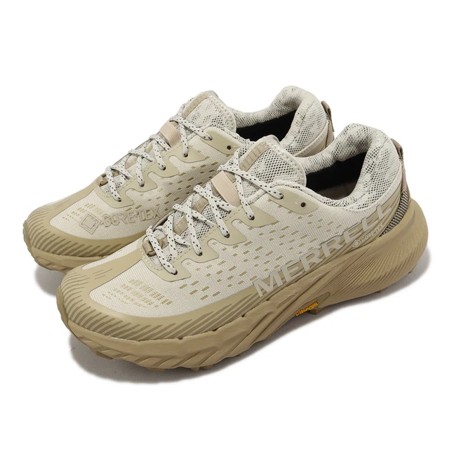 MERRELL AGILITY PEAK 5 GTX Gore-Tex Vibram Khaki Women Running Trail ...