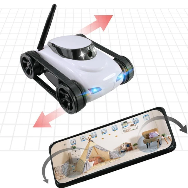 WIFI CAR REAL-TIME Mini Camera Video Remote Control Robot 7W3Q Wir Hot ...