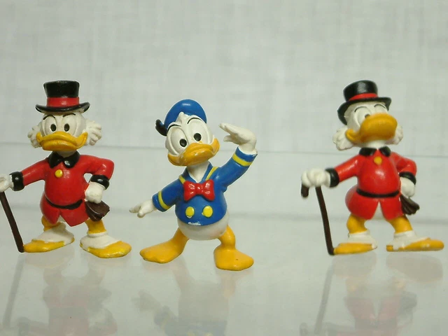 3 X WALT Disney Comic Figur Donald Duck Dagobert Bully W.Germay Handbemalt EUR 30,00 - PicClick DE