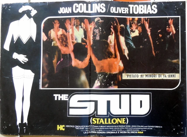FOTOBUSTA LOBBYCARD THE STUD STALLONE JOAN COLLINS OLIVER TOBIAS ...