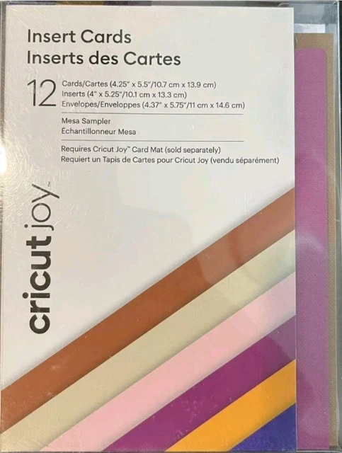 CRICUT JOY INSERT Cards - Mesa Sampler 12 ct $10.89 - PicClick