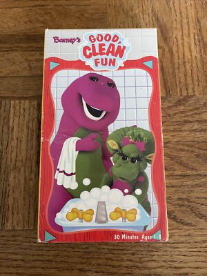 BARNEY GOOD CLEAN Fun VHS £35.25 - PicClick UK