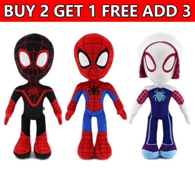 DOLL SPIDEY AND His Amazing Friends Gwen Spin Miles Morales Plush Toy ...