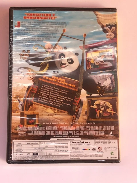 DVD KUNG FU Panda 2 pelicula dvd: Dreamworks/Español/ingles/catalan EUR ...