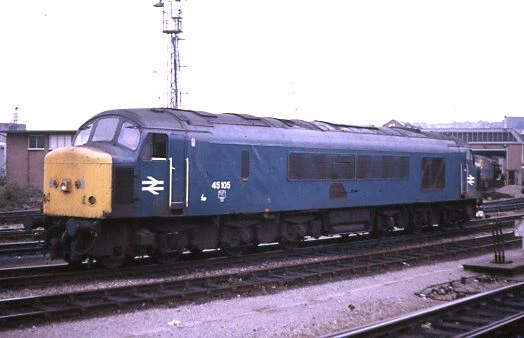 ORIGINAL COLOUR SLIDE of 45105 BR class 45 Peak diesel loco £2.25 ...