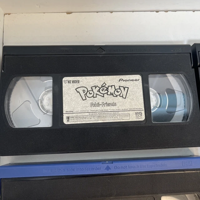 LOT OF 6 Vintage 90's Pokemon Cartoon VHS Tapes Viz Video EUR 14,15 ...