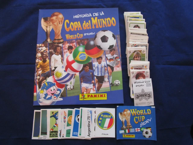 PANINI 90 WORLD Cup Story 1990, empty album+complete sticker set ...