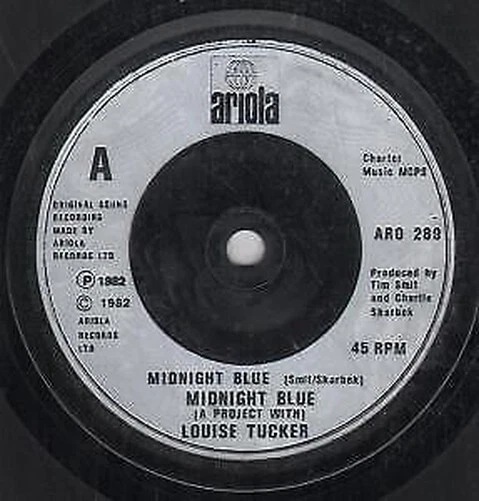 MIDNIGHT BLUE / Louise Tucker Midnight Blue 7" vinyl UK Ariola 1982 in ...