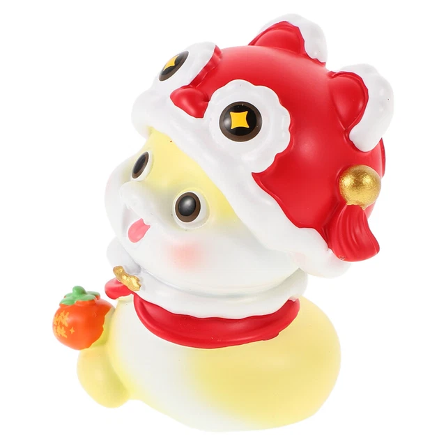 CHINESE SNAKE FIGURE Lunar New Year 2025 Snake Fortune Resin Mini ...