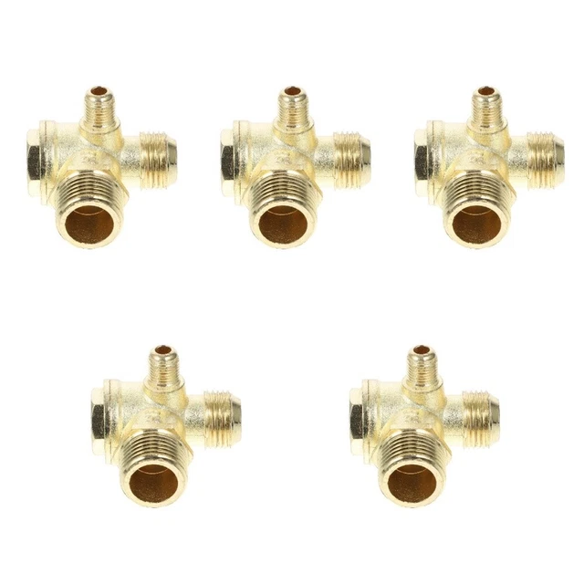 SET DI 5 raccordi tubo valvola di ritegno Health valvola di ritegno metallo EUR 27,46 - PicClick IT