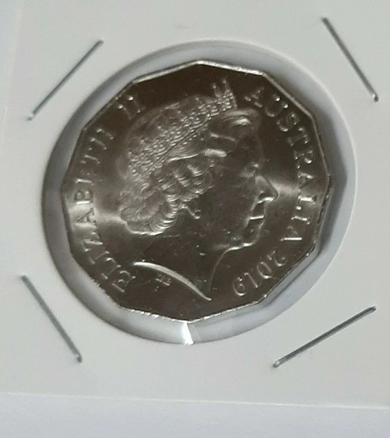 2019 50 CENT Coat Of Arms "Irb Effigy" Coin Uncirculated+Very Low ...