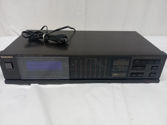 TECHNICS SH-8046 STEREO Graphic Equalizer 7-Channel Spectrum Analyzer ...