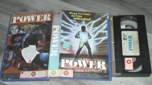 THE POWER VHS Video Ex Rental Big Box EIV EV Entertainment In Video Pre ...